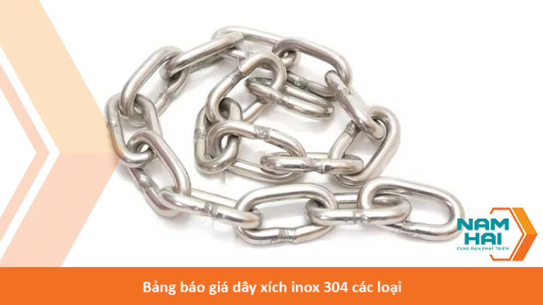 Bảng báo giá dây xích inox 304 các loại